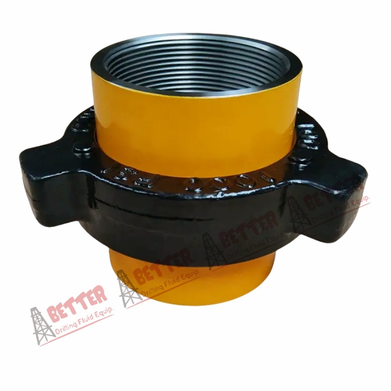 Hammer Union Figure 100 Yellow Sub Black Nut Economical Low-pressure