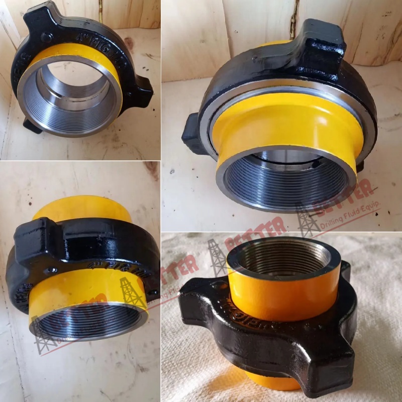 Hammer Union Figure 100 Yellow Sub Black Nut Economical Low-pressure