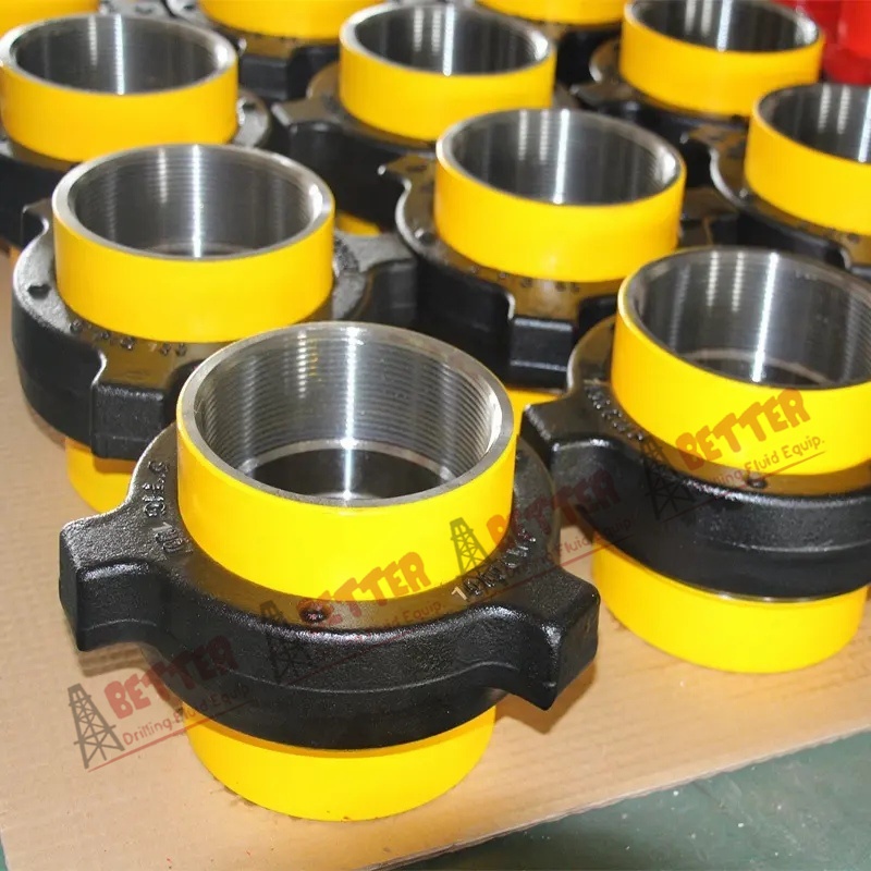 Hammer Union Figure 100 Yellow Sub Black Nut Economical Low-pressure