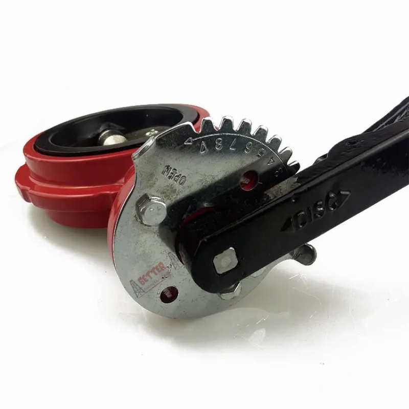 FMC WECO Style Butterfly valve, notch body butterfly valve