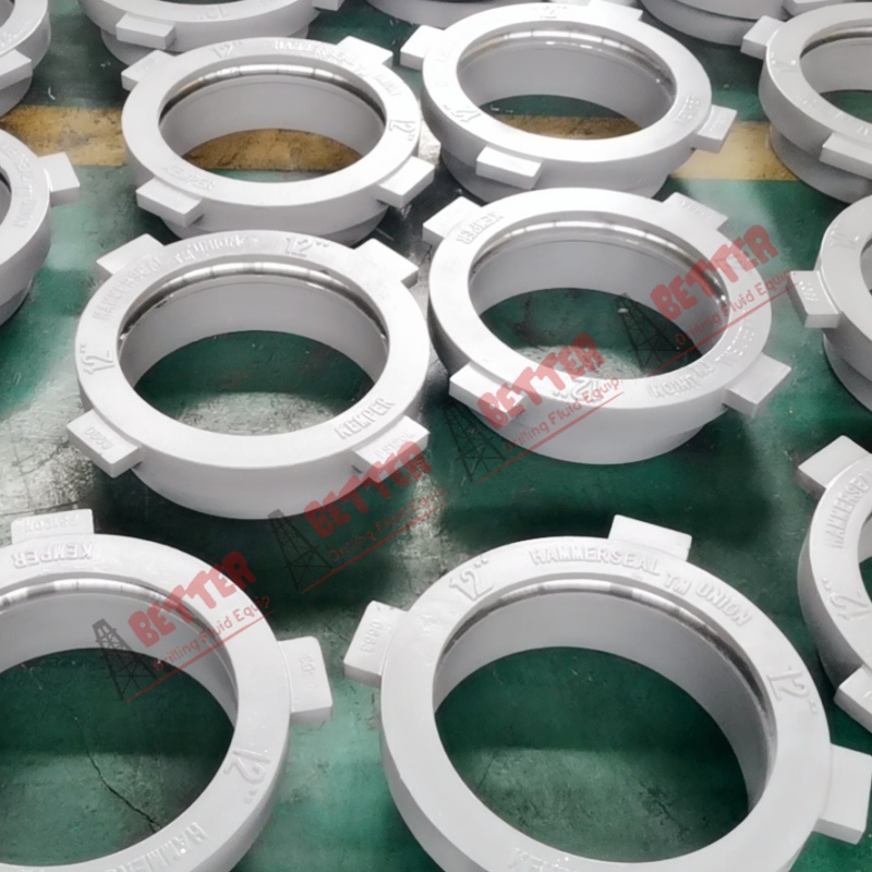 kemper hammerseal union, hammer seal union, mud tank union