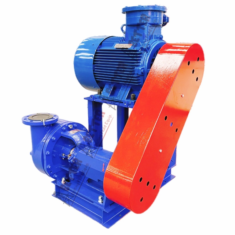 Horizontal Centrifugal Pump, flexible coupling, over-belt driven
