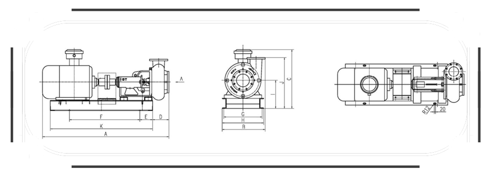 Horizontal Centrifugal Pump Skid Ex-Motor w/Control Panel